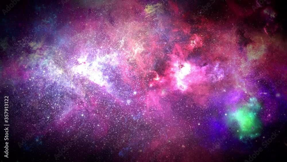 Flying In Orion Nebula. 4K is motion footage for scientific films and ...