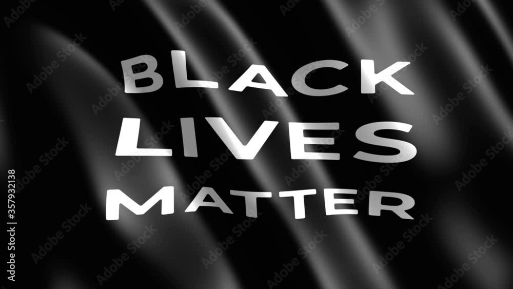 Black lives matter banner. Background to illustrate the movement for ...