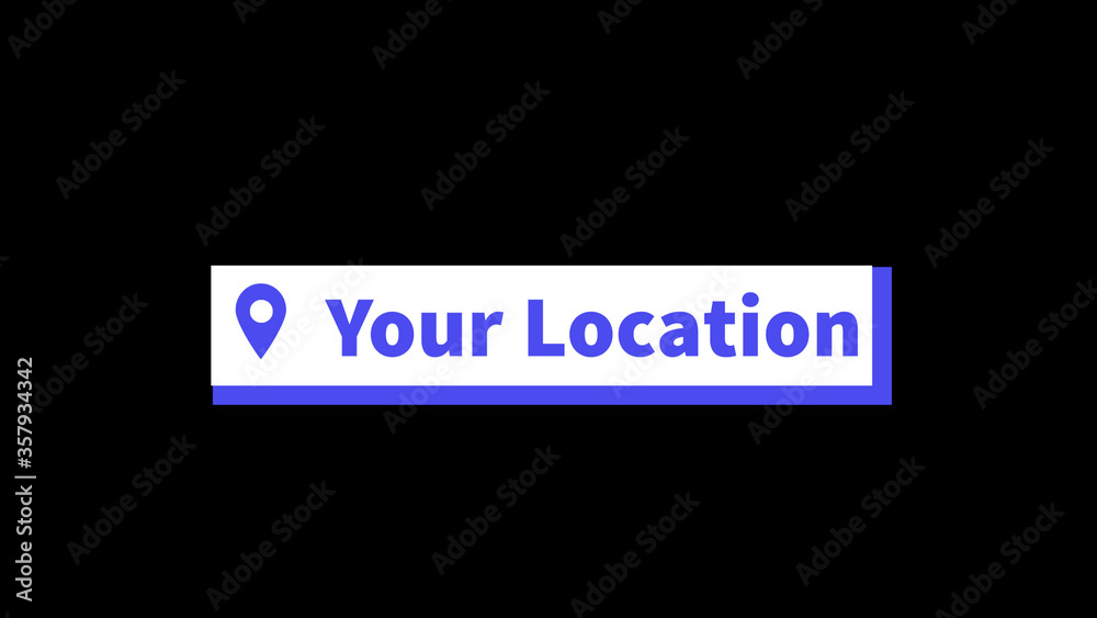 Location Title Stock Template | Adobe Stock