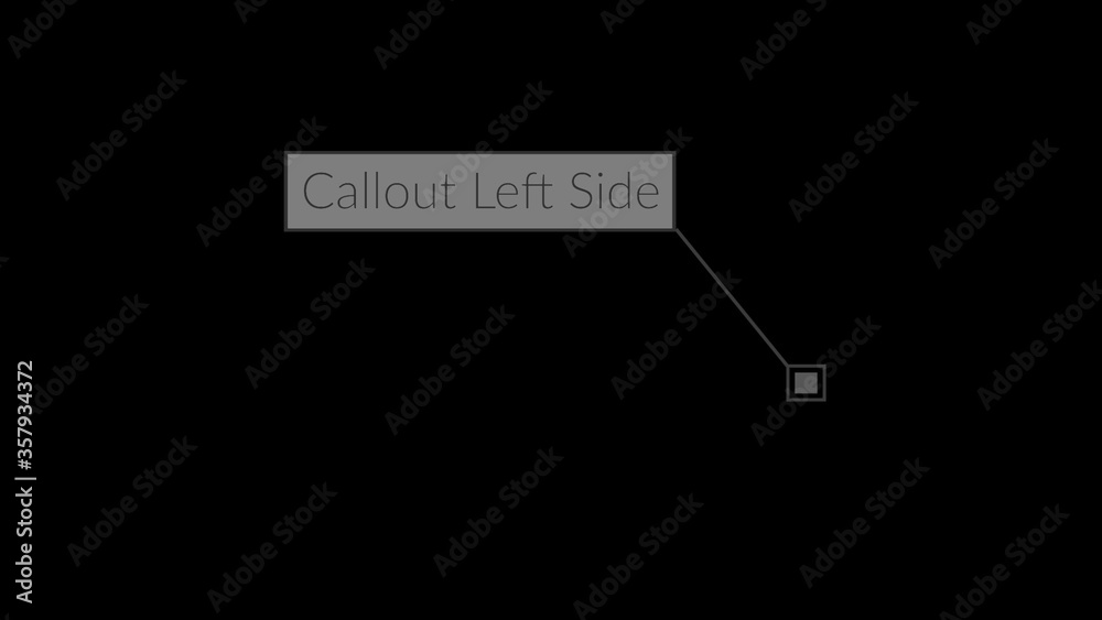Callout Left Side Stock Template | Adobe Stock