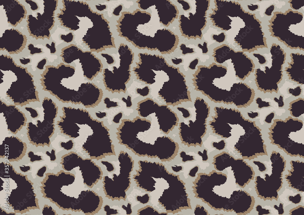 Bold abstracted leopard skin seamless pattern design. Jaguar, leopard ... Bold abstracted leopard skin seamless pattern design. Jaguar, leopard ...