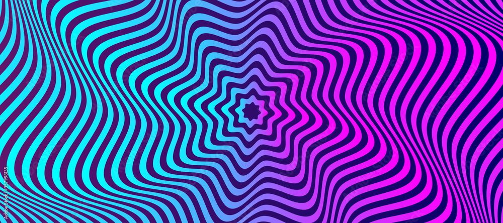 Opt illusion background. Optical illusion banner Stock Vector | Adobe Stock