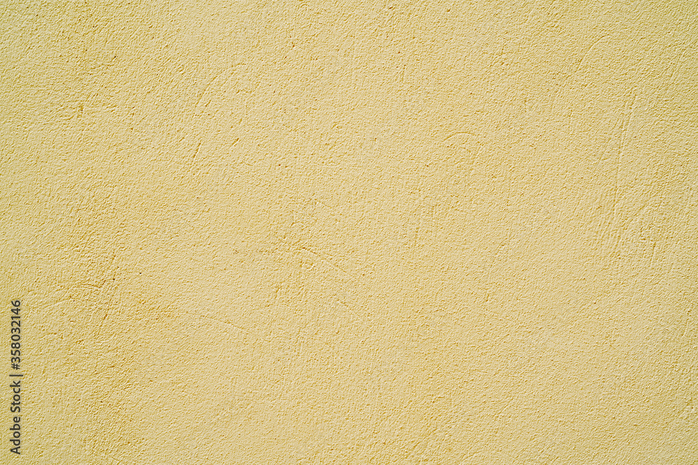 Yellow stucco texture. Architectural abstract background. Yellow wall ...