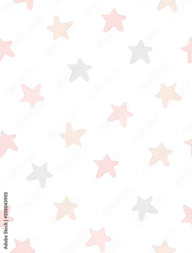 Light Pink Star Wallpaper