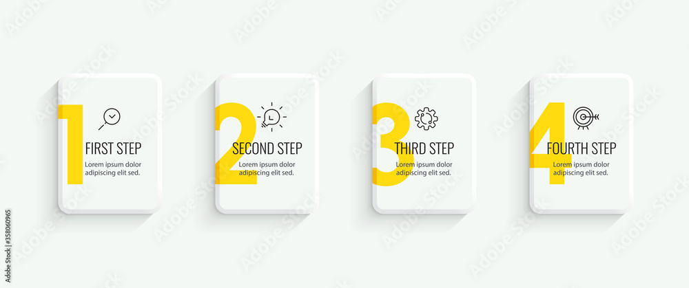 Vector infographic template Stock Vector | Adobe Stock