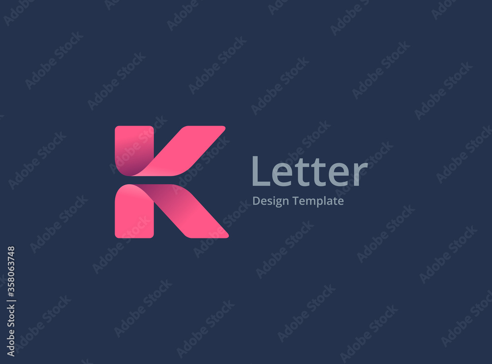 Letter K logo icon design template elements Stock Vector | Adobe Stock