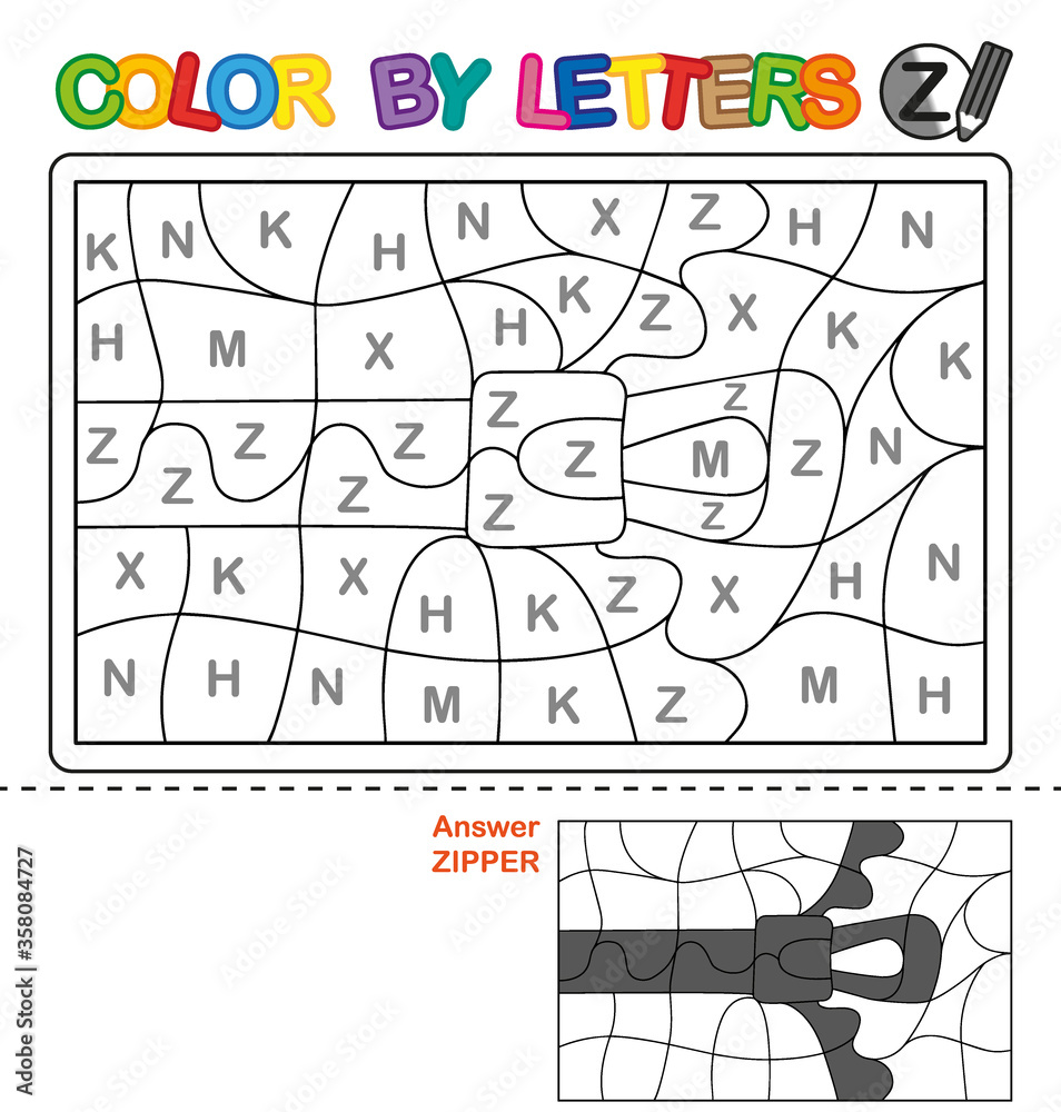 Color With The Letter Z