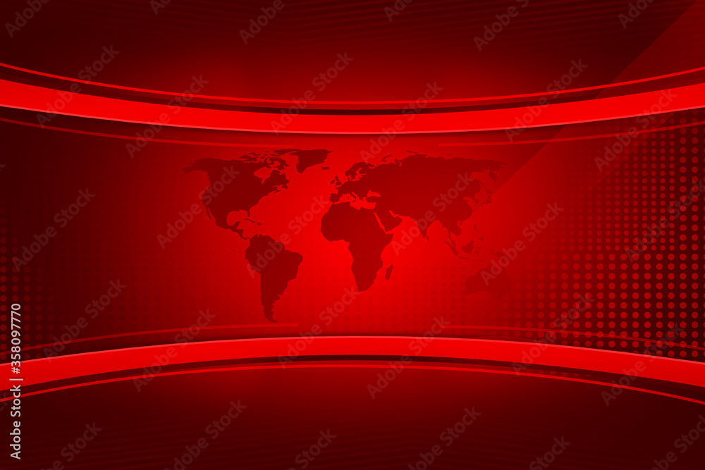 Red News Background