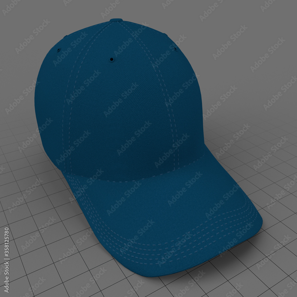 Baseball cap Stock 3D asset | Adobe Stock