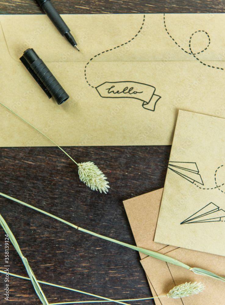 Briefe schreiben - DIY Briefumschläge kreativ gestalten - Briefumschlag ...