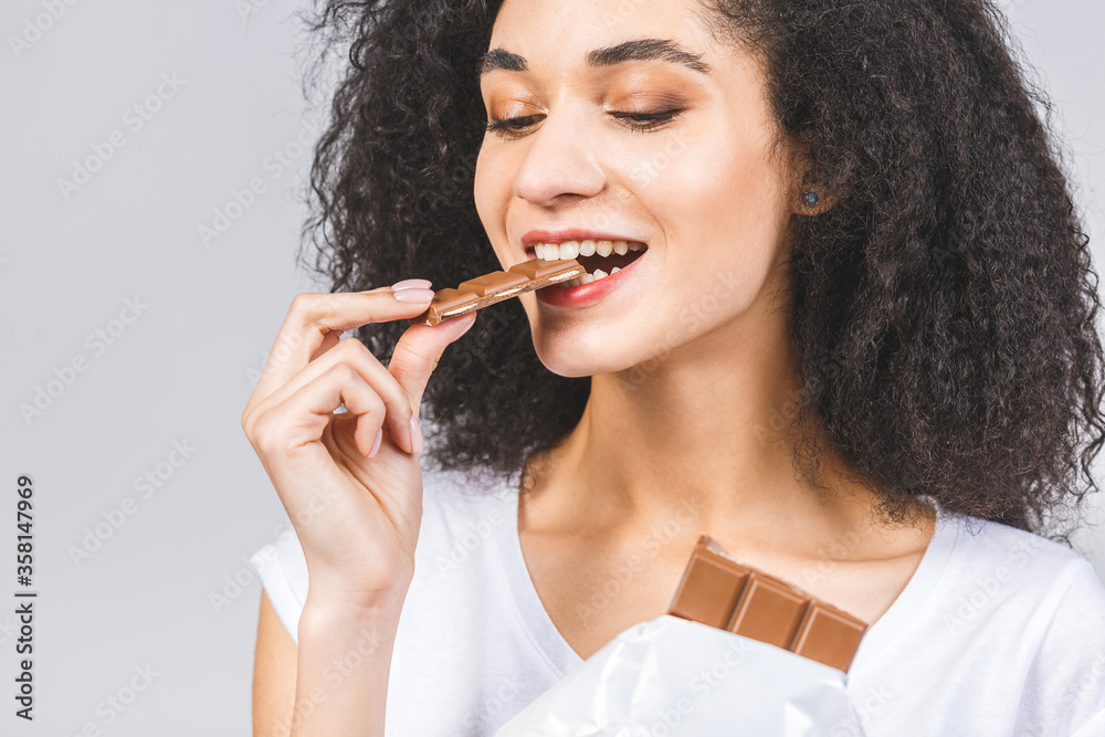 Black Women Eating Chocolate