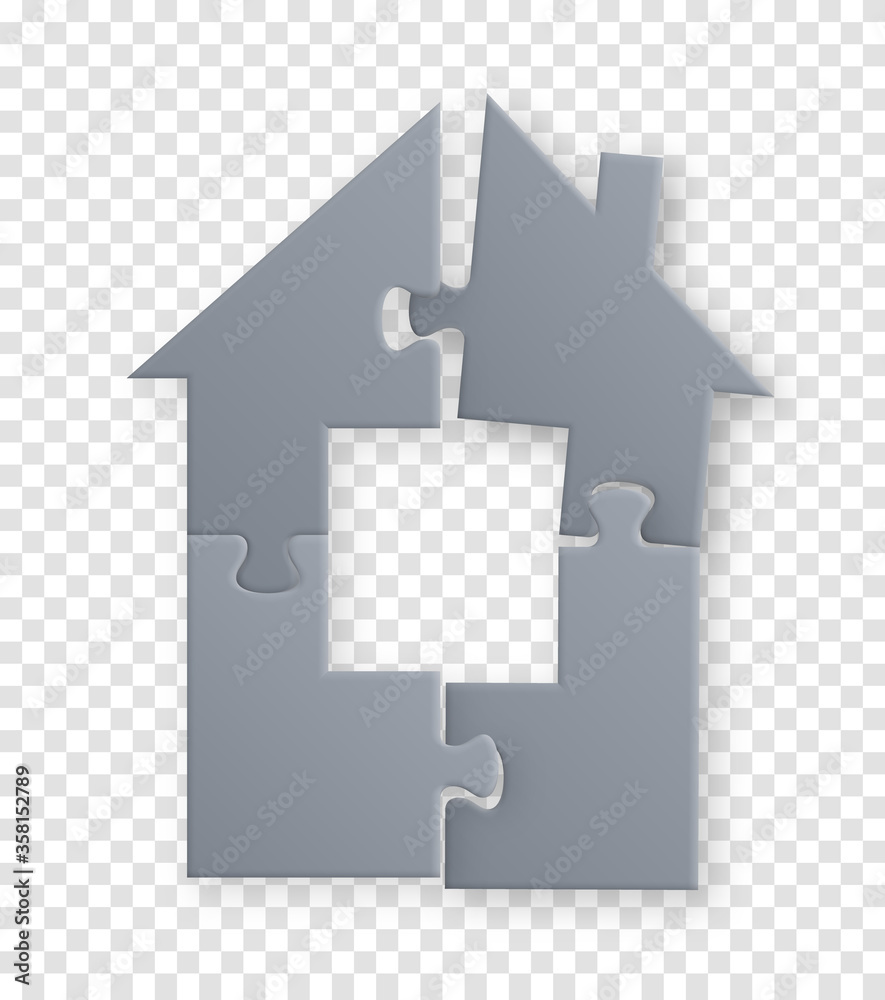 Divorce couple. Split house symbol divorce family. Rip relationship ...