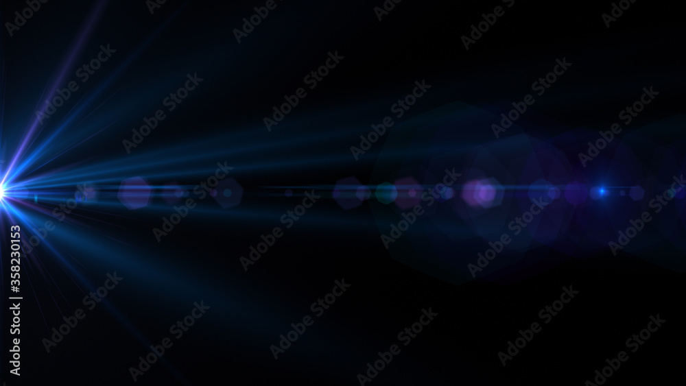 Optical Lens Flare Effect, Light Burst. Very High Quality and Realistic ...