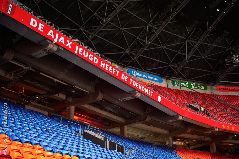 AMSTERDAM, NETHERLANDS - JUNE 2, 2015: Amsterdam Arena, the largest ...