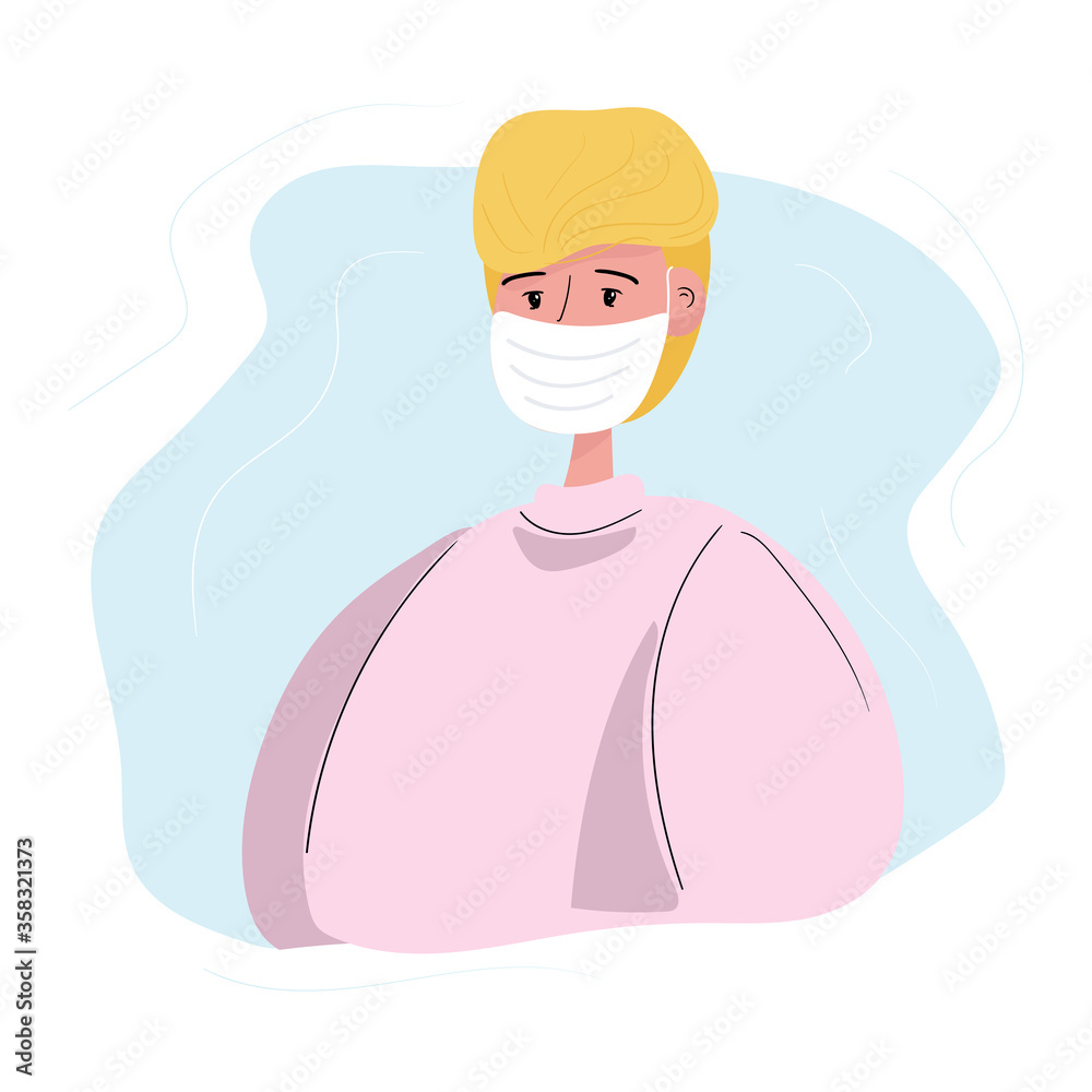 Self-protection. New normal concept lifestyle. Self-protection and ...