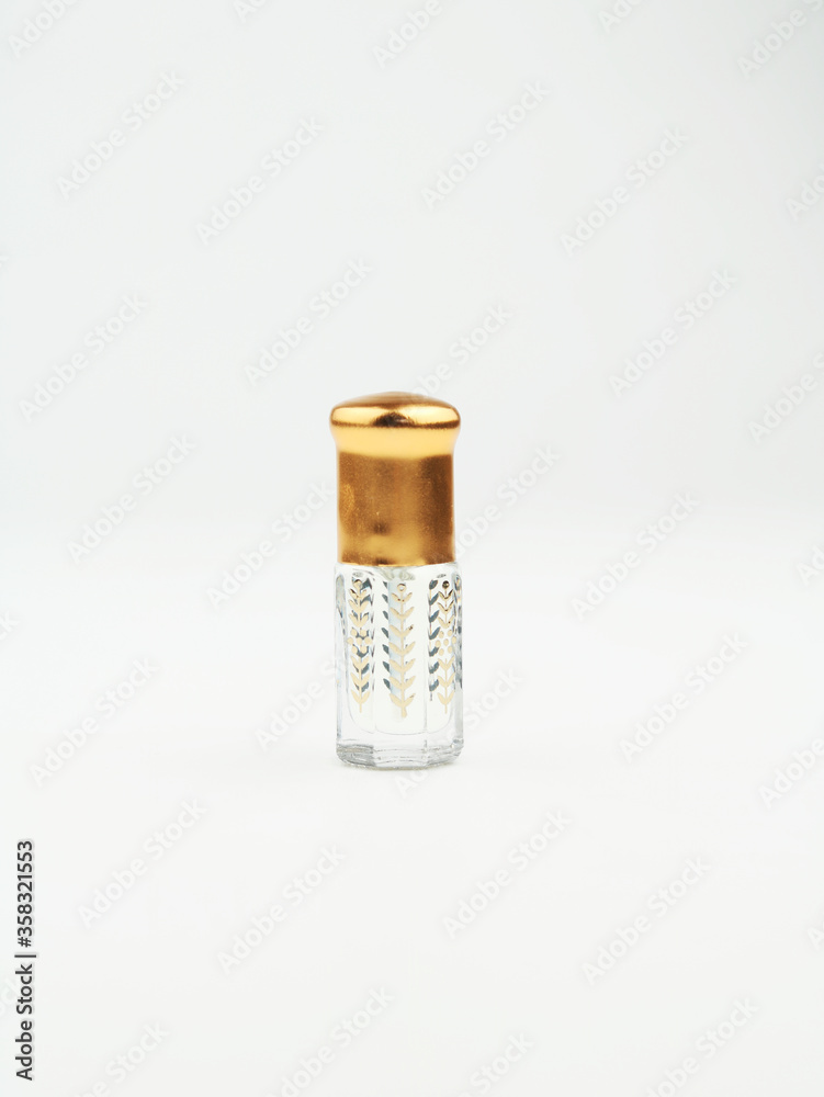 Arabian oud attar perfume in mini bottles. Stock Photo | Adobe Stock