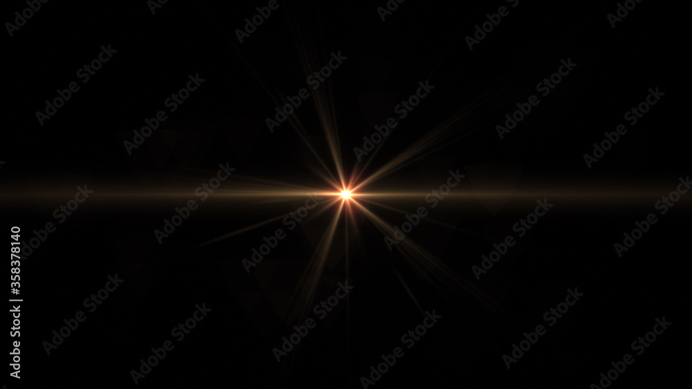Optical Lens Flare Effect, Light Burst. Very High Quality and Realistic ...