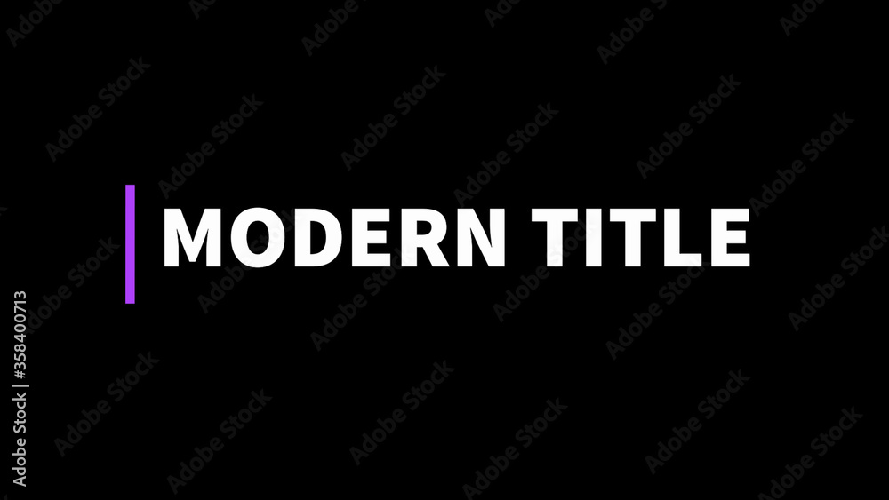 Modern Left Stock Template | Adobe Stock