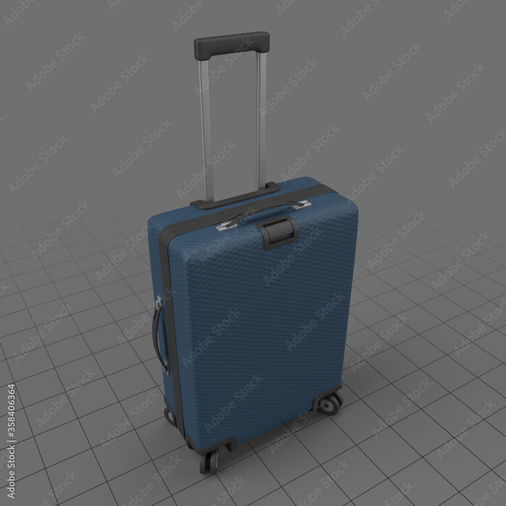 Trolley suitcase Stock 3D asset | Adobe Stock
