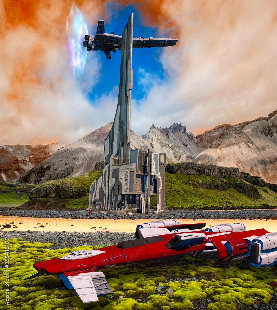 Futuristic fantasy world, new planets and civilizations, conquests in ...