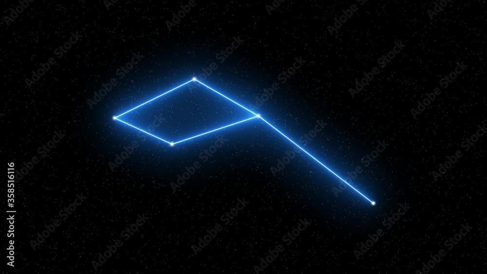 Delphinus - Animated zodiac constellation and horoscope symbol with ...