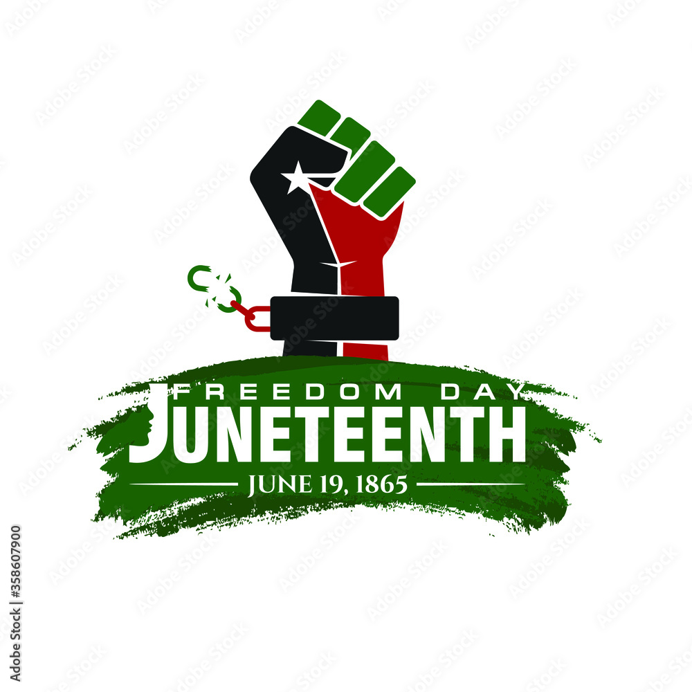 Juneteenth Since June 19, 1865. Freedom Day. Design of Banner. Vector ...