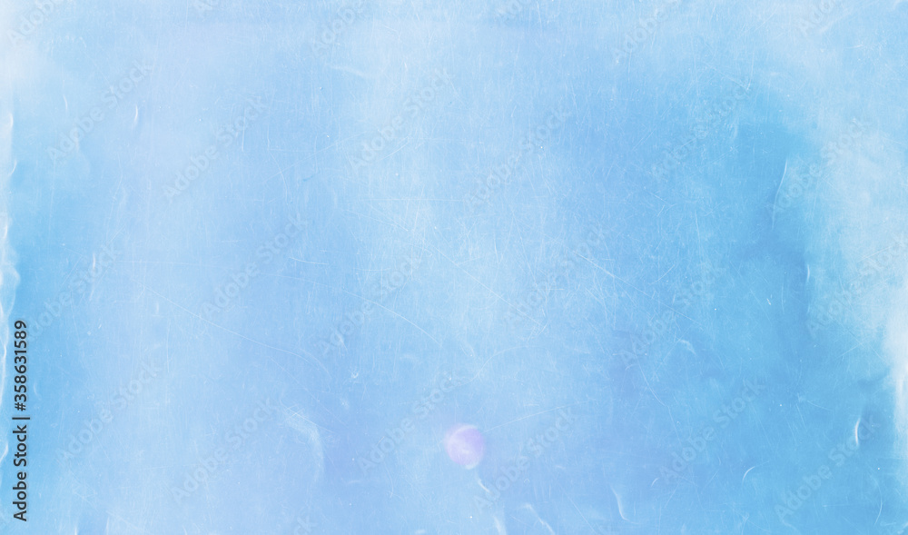 Scratched ice background. Frozen glass texture. Blue aged surface ...