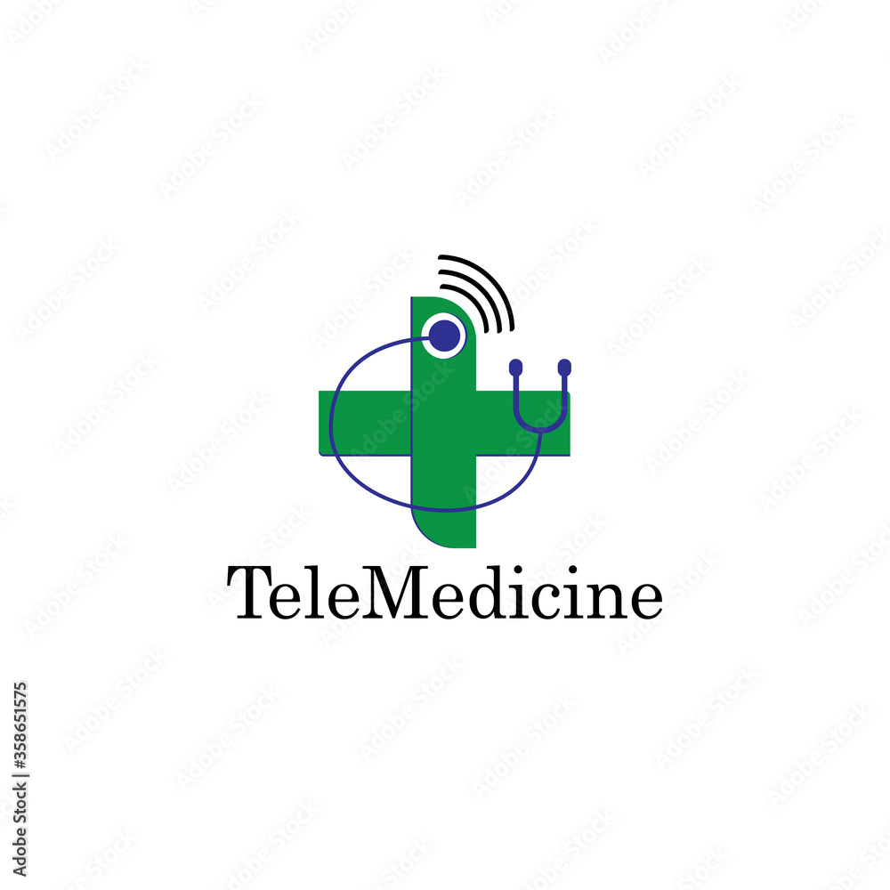telemedicine logo design concept template for your purpose ready to use ...