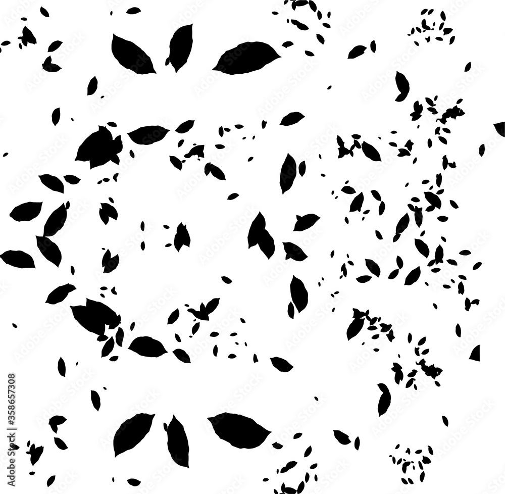Vector random black and white graphic objects texture patternt for your ...