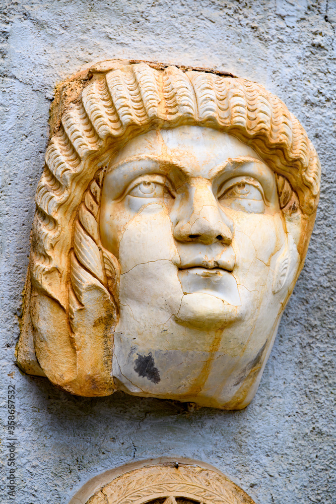 Ancient object in Djemila, the archaeological zone of the well ...