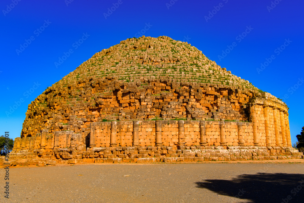 The Royal Mausoleum of Mauretania, the tomb of the Berber King Juba II ...
