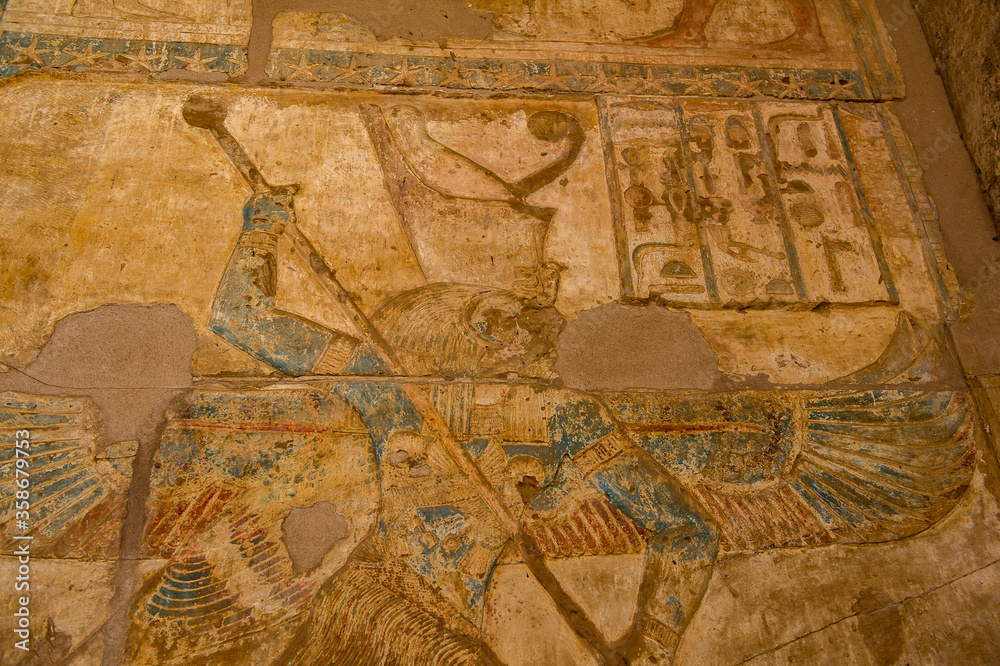 It's Hieroglyphs of the Temple of Hibis, the largest and most well ...