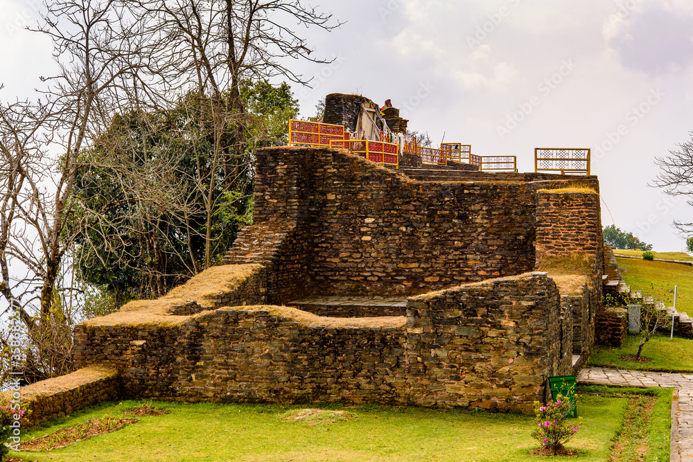 Ruins of Royal Palace of Rabdentse, the second capital of the former ...