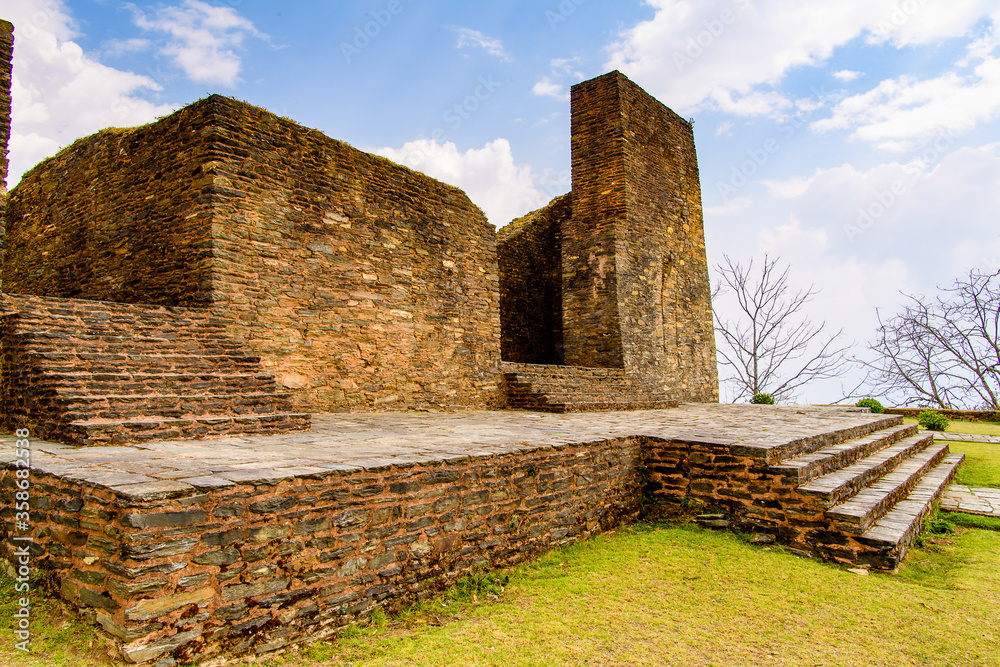 Ruins of Royal Palace of Rabdentse, the second capital of the former ...