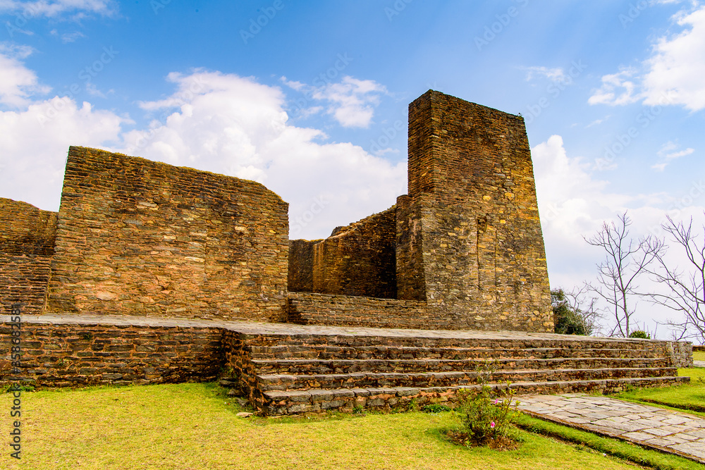 Ruins of Royal Palace of Rabdentse, the second capital of the former ...