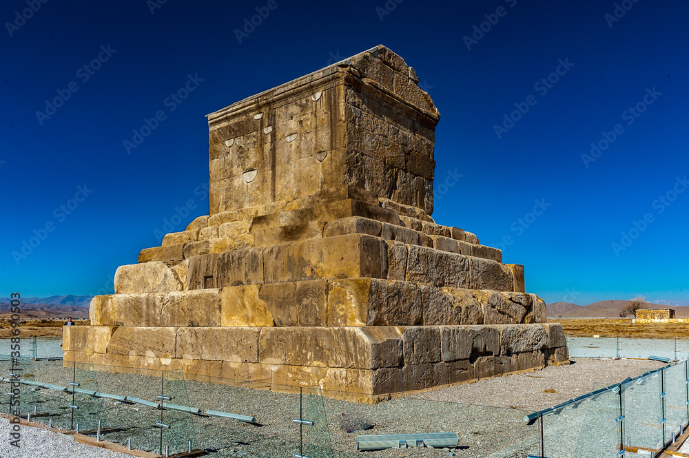 It's Tomb of Cyrus the Great, the burial place of Cyrus the Great of ...