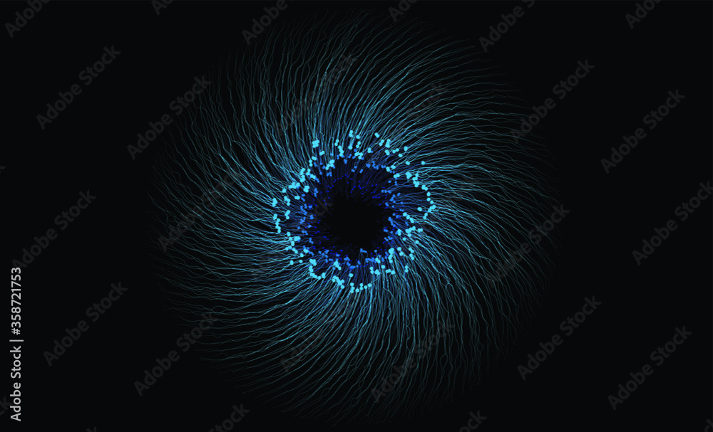 Abstract blue background with alpha,Human Eye Abstract Vision Concept ...