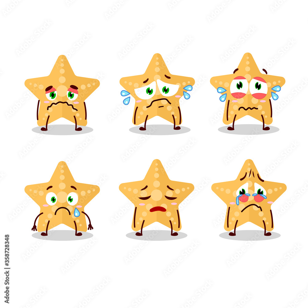 Sad Star Clipart