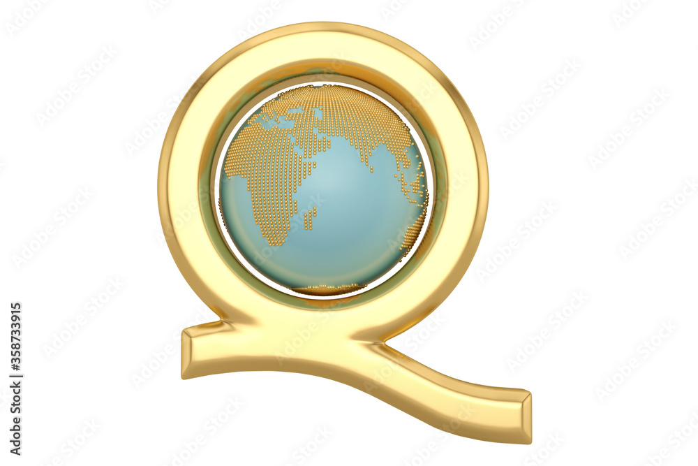 World Quality day concept 3D logo on white background. 3D illustration ...