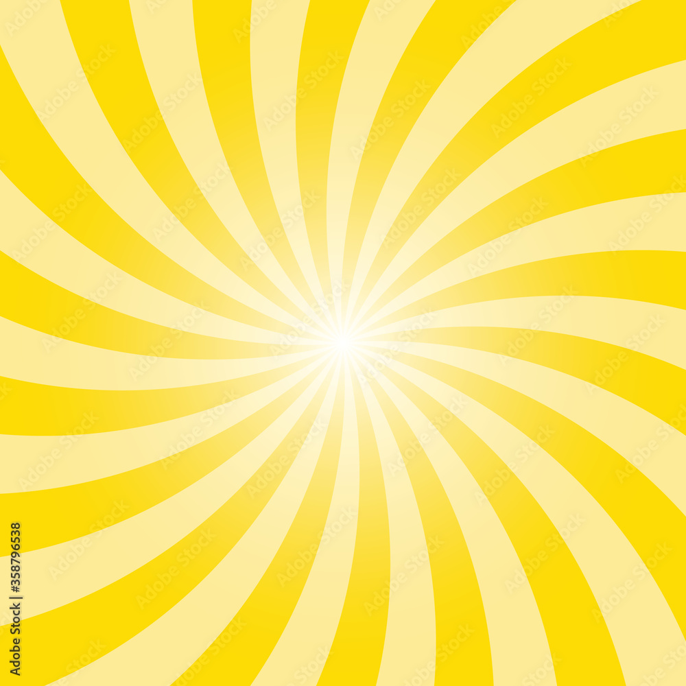 Sunlight swirl rays background. Spiral burst wallpaper. Retro sunburst ...