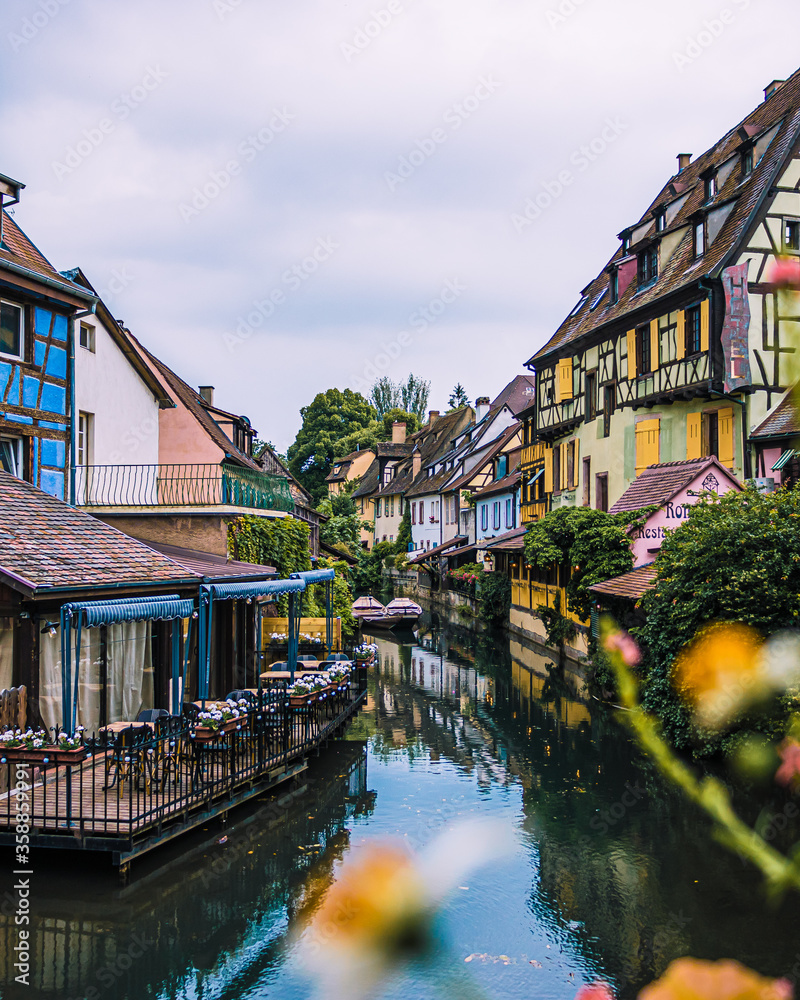 Colmar par temps de pluie Stock-Foto | Adobe Stock