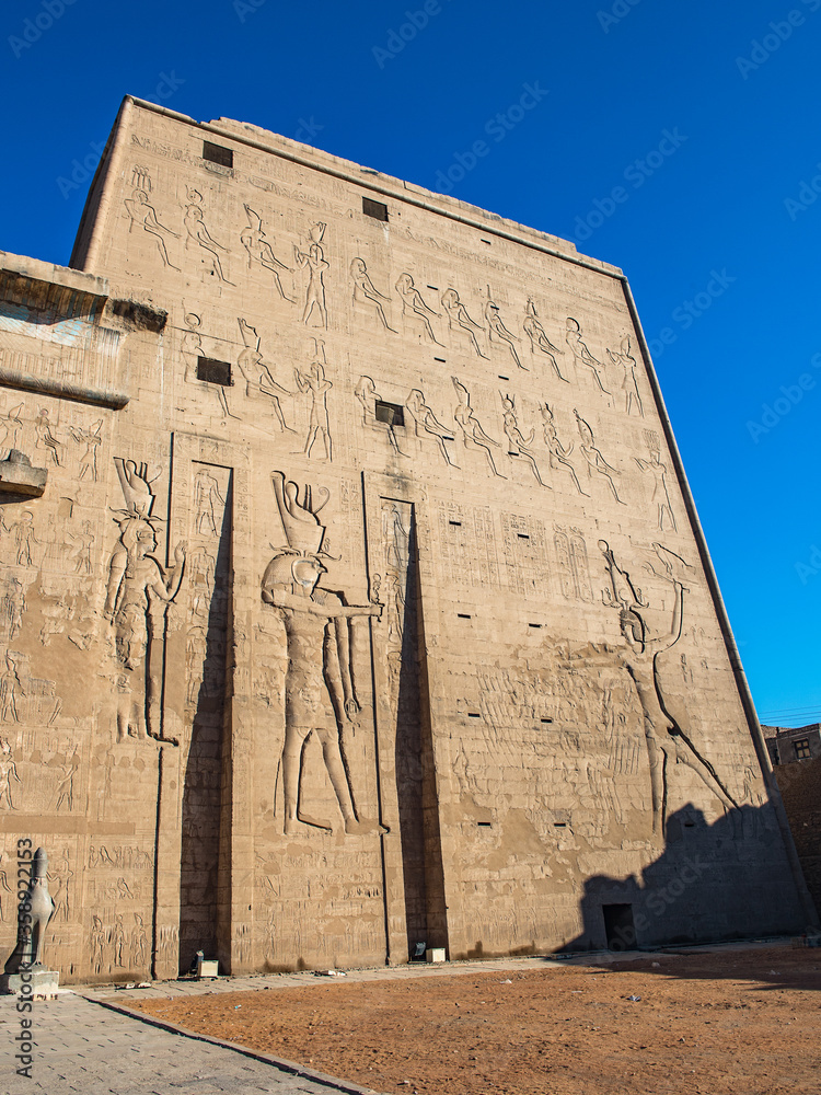 It's Ptolemaic Temple of Horus, Edfu (Idfu, Edfou, Behdet), Egypt ...