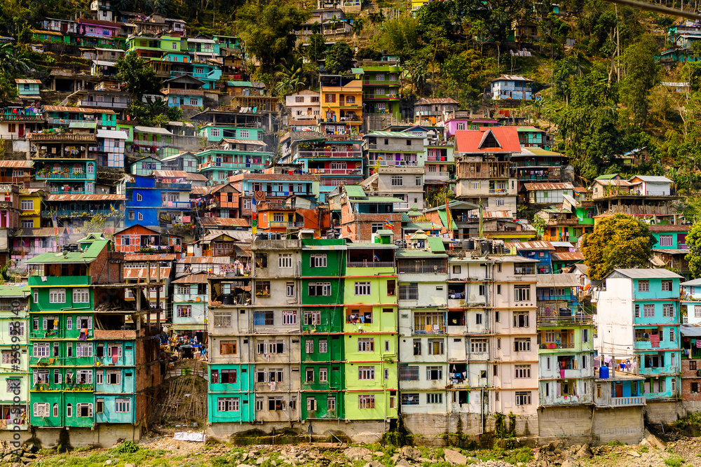 Architecture of the Indian state of Sikkim Stock Photo | Adobe Stock