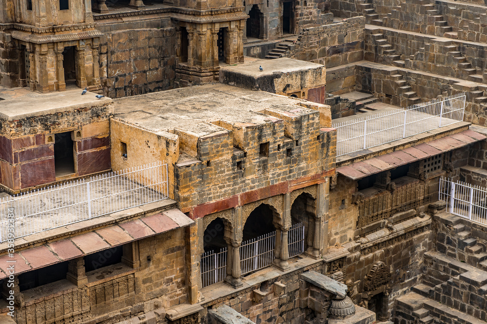 It's Part of the Chand Baori, a stepwell in the village of Abhaneri ...