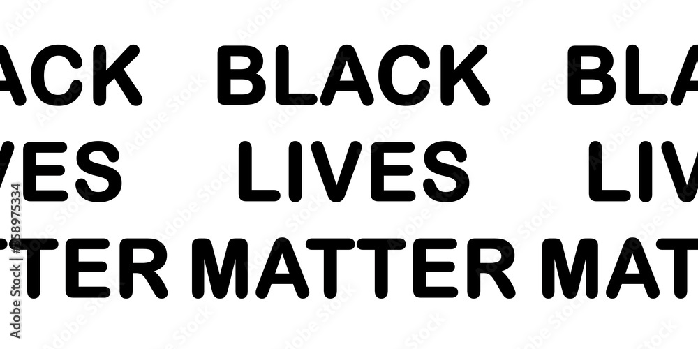 Black Lives Matter logo isolated on white, BLM isolated on white, BLM ...