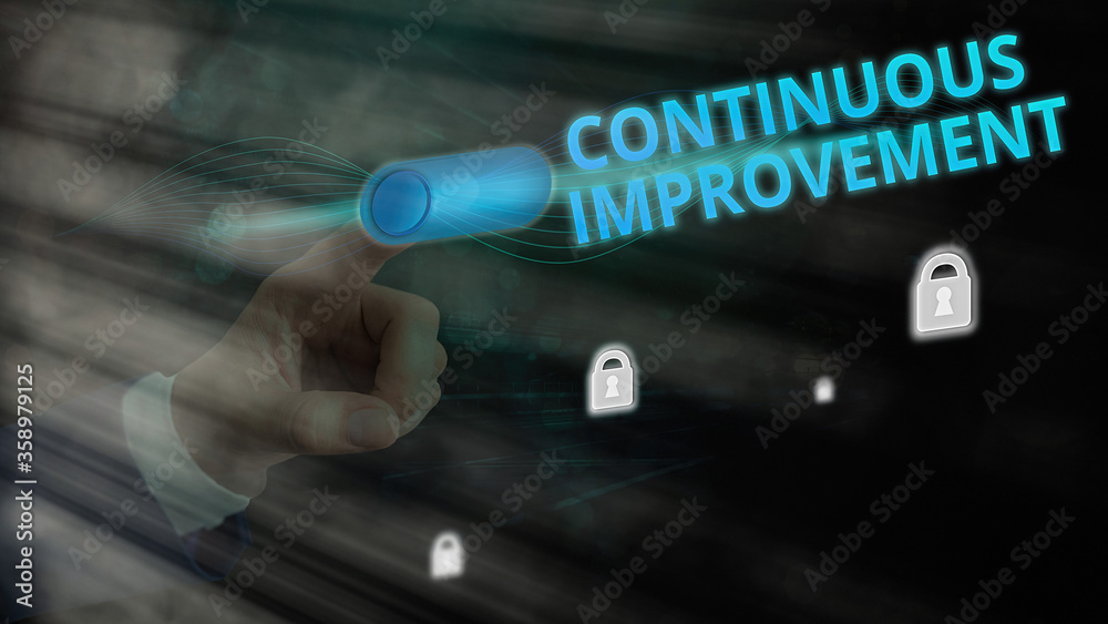 Handwriting text Continuous Improvement. Conceptual photo making small ... Handwriting text Continuous Improvement. Conceptual photo making small ...