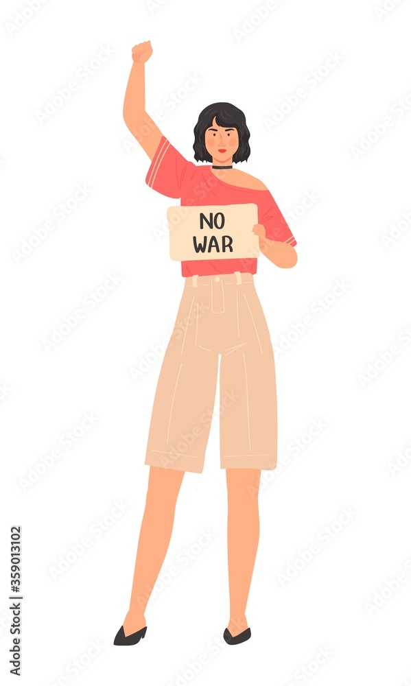 Protest people against discrimination All Lives Meter, set of cartoon ...