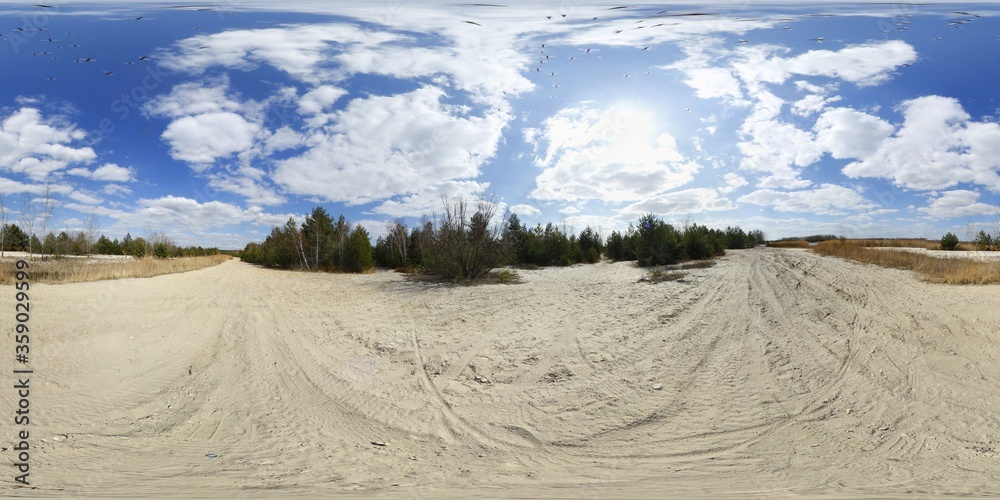 Sand Coast HDRI Panorama Stock Photo | Adobe Stock