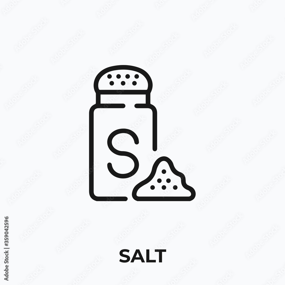 Salt Icon Vector