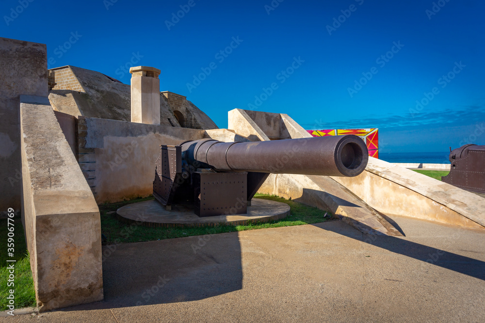 Rabat, Morocco, Dec 10, 2019 - Fort Rottemburg Is a fortress was built ...